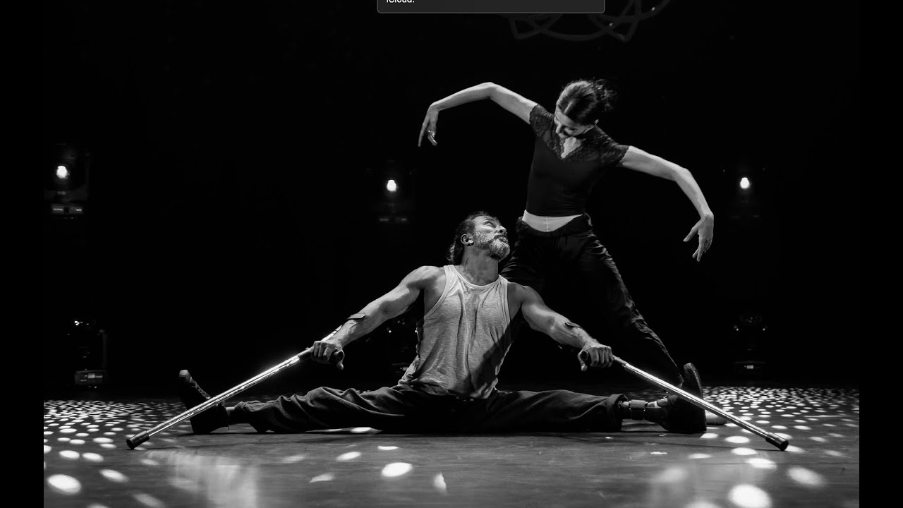 STiX & Points - Crutch dance with Ballet dance - Pas de deux - YouTube