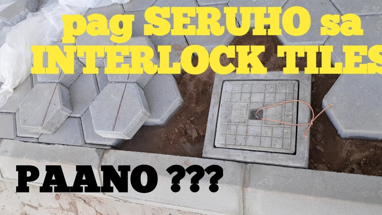 Paano maglagay ng interlock tiles Seruho . - YouTube