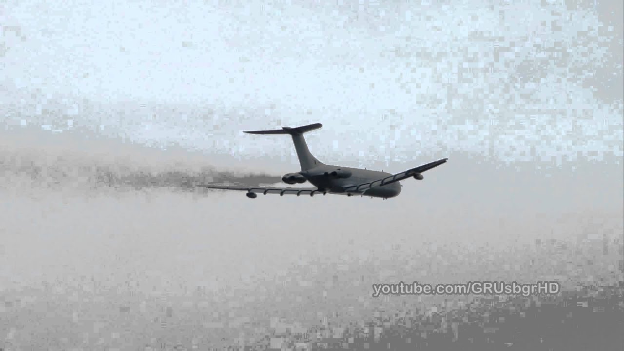 [ HD ] Vickers VC10 RAF - Royal Air Force take off at Guarulhos GRU ...