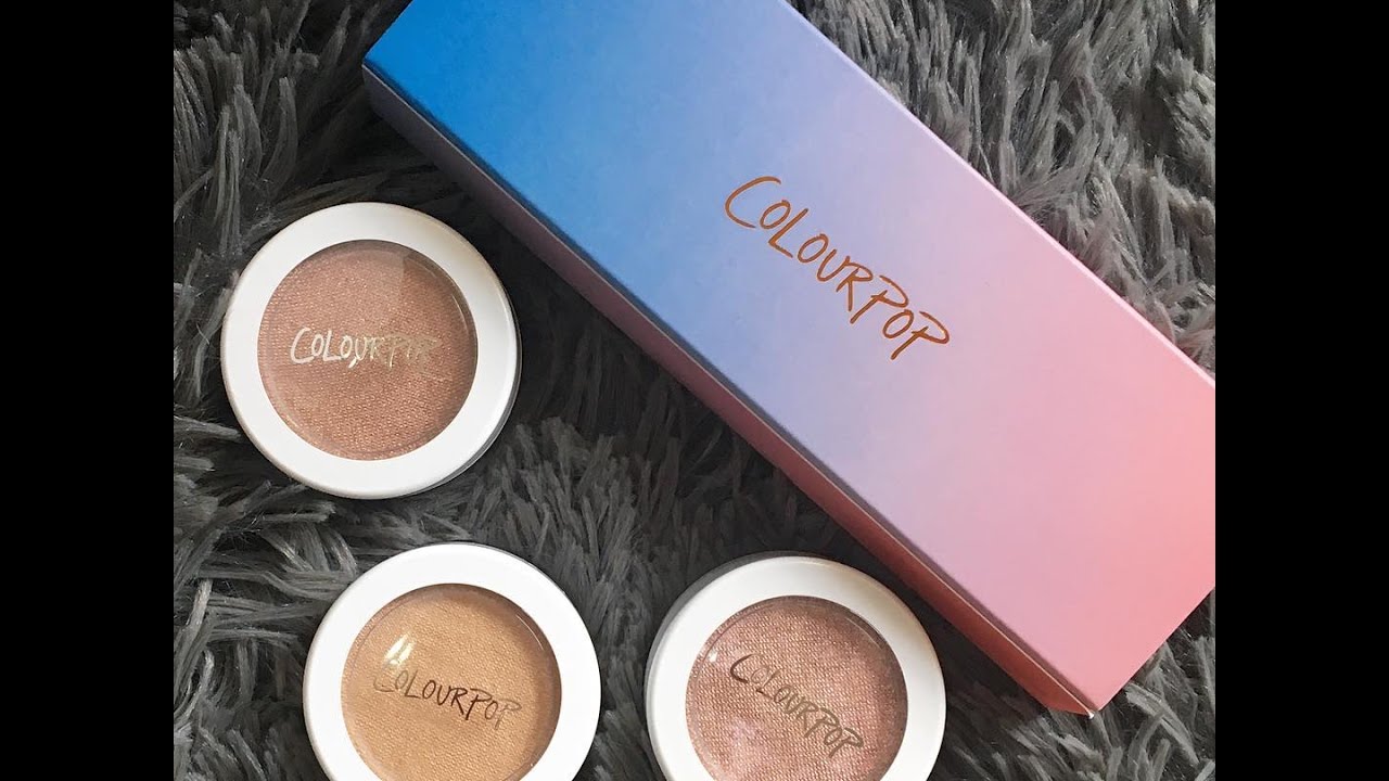 Colourpop Cannoli Highlight Trio Review - YouTube