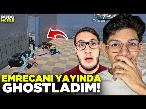 EMRACANI YAYINDA GHOSTLADIM? ÇILDIRDI ! - PUBG MOBİLE