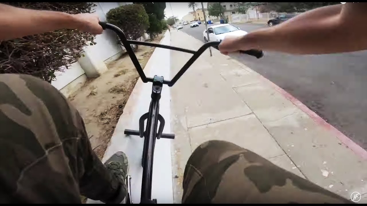 RIDING BMX IN LA COMPTON GANG ZONES 16 (CRIPS & BLOODS) - YouTube