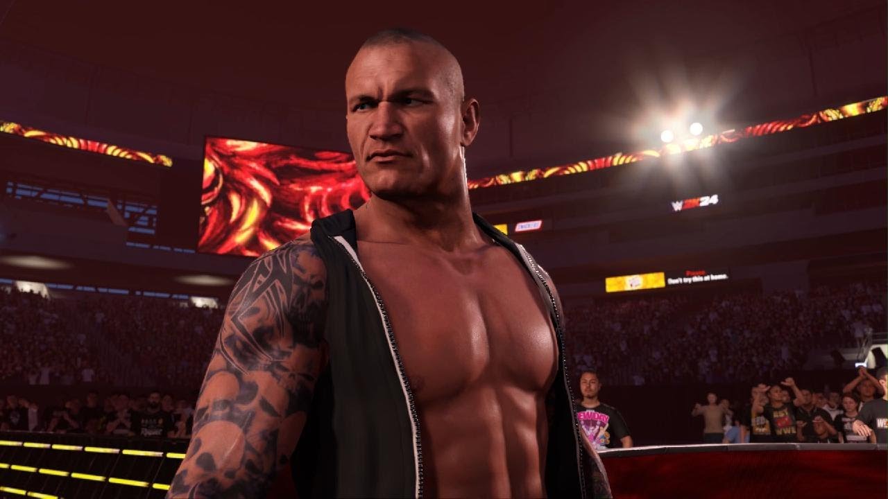 WWE 2K24 Randy Orton vs LA Knight - YouTube