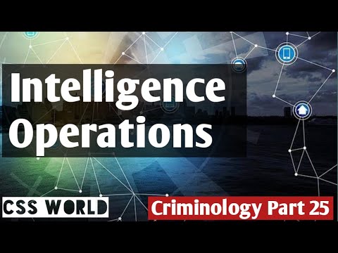 Intelligence Operations | Criminology Part 25 - YouTube