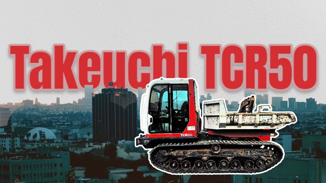 Takeuchi TCR50 Tracked Dumper: Mastering Every Terrain with ...