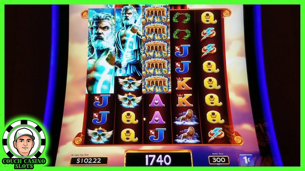 BIG WIN ON ZEUS SLOT MACHINE AT THE CASINO!! - YouTube