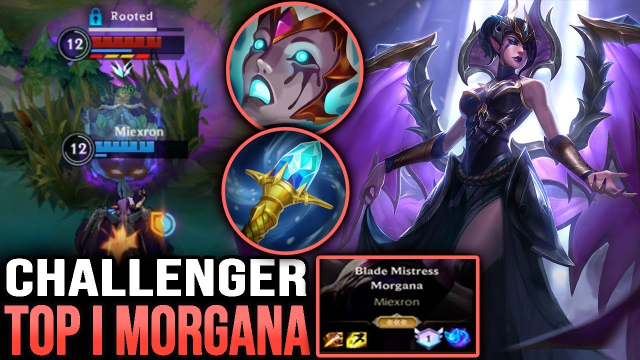 WILD RIFT MORGANA - TOP 1 MORGANA GAMEPLAY - CHALLENGER RANKED - YouTube