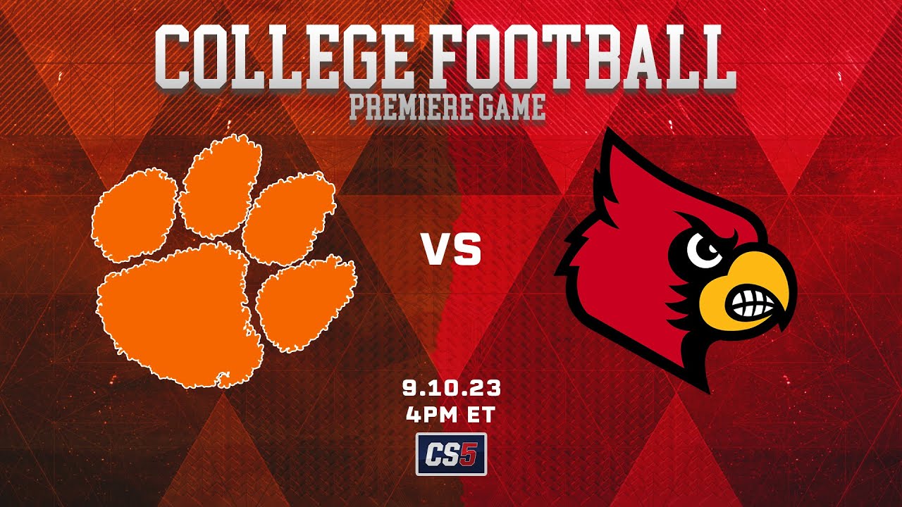 #24 Clemson (2-4) vs #17 Louisville (3-3) Week 7 Premiere Game, RFL CS5 ...