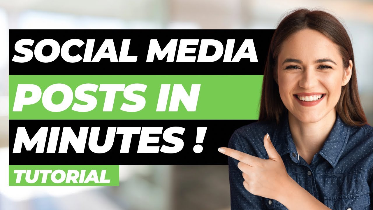 How To Make Stunning Social Media Posts In Minutes? - YouTube