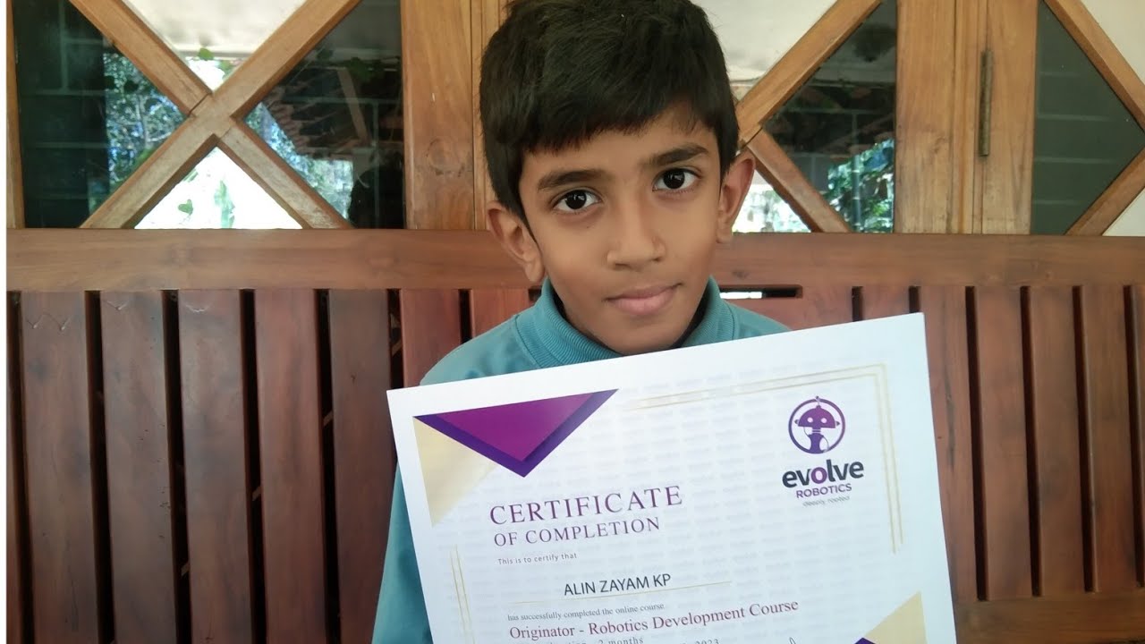 Completed my First level Robotics course | originator | creative spot ...