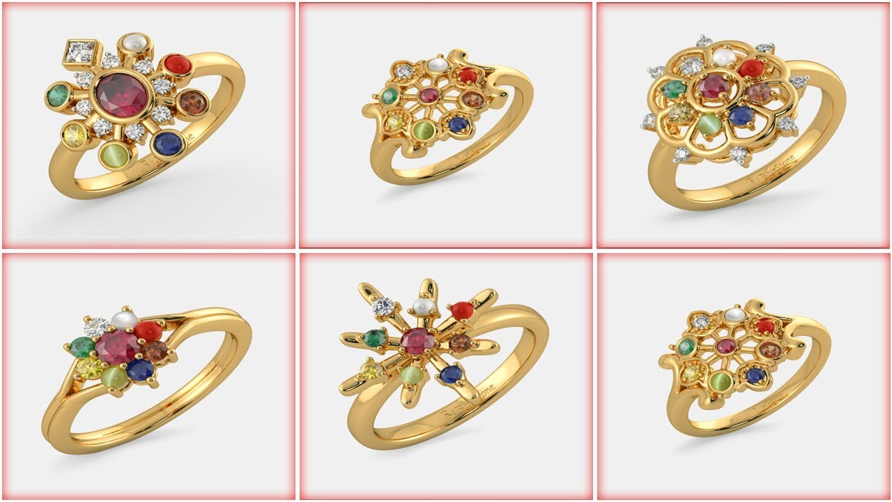 Beautiful Daily Wear Gold Rings - YouTube