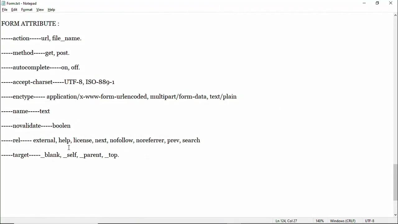 121 Html Form Name And Novalidate Attribute Youtube