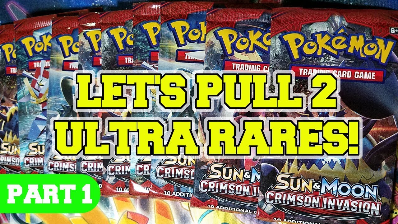 OPENING POKEMON BOOSTER PACKS UNTIL I PULL 2X ULTRA RARES! CRIMSON ...
