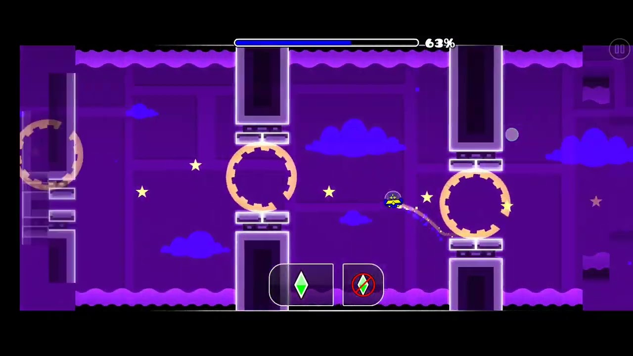 geometry dash lite gameplay walkthrough part 13 practice mode - YouTube