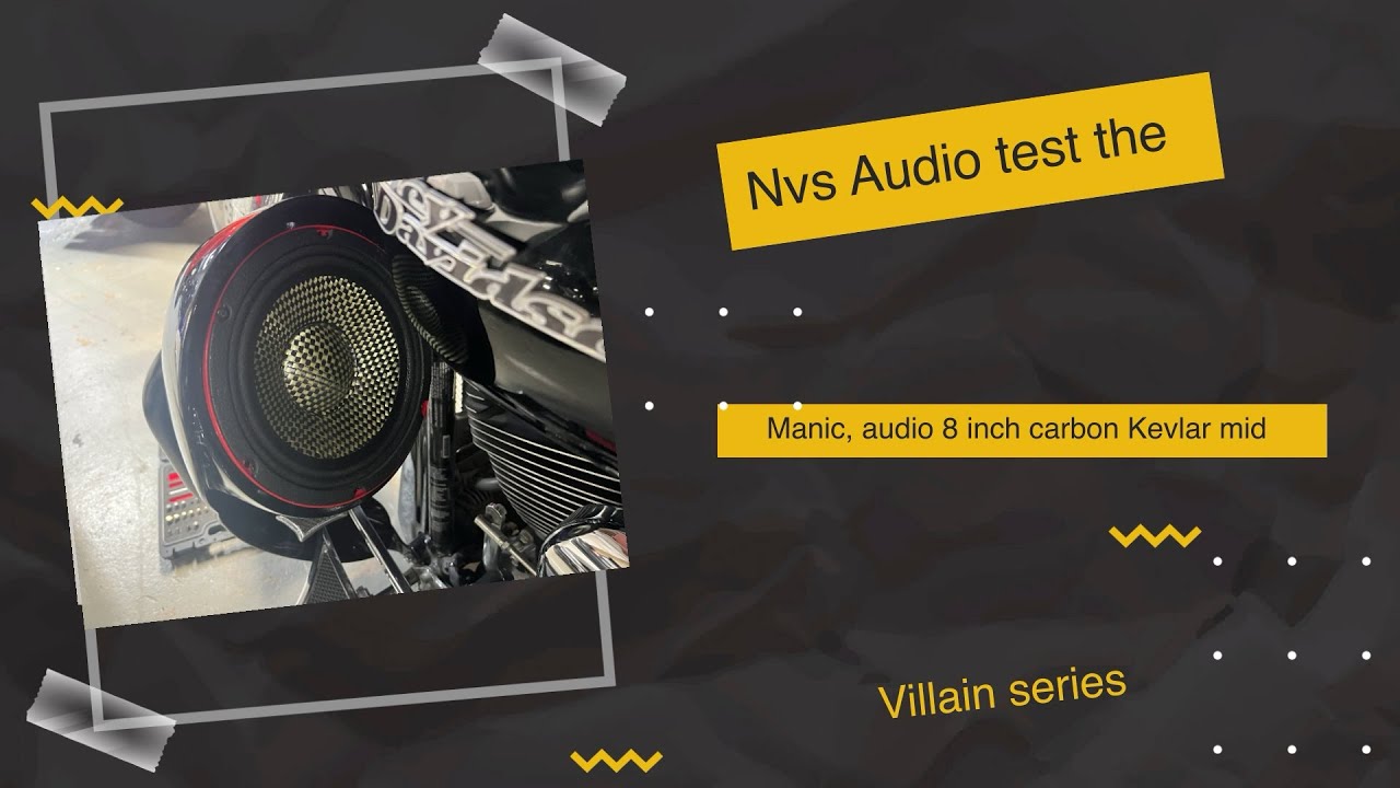 NVS Audio reviews the manic 8 inch weather proof carbon Kevlar ...