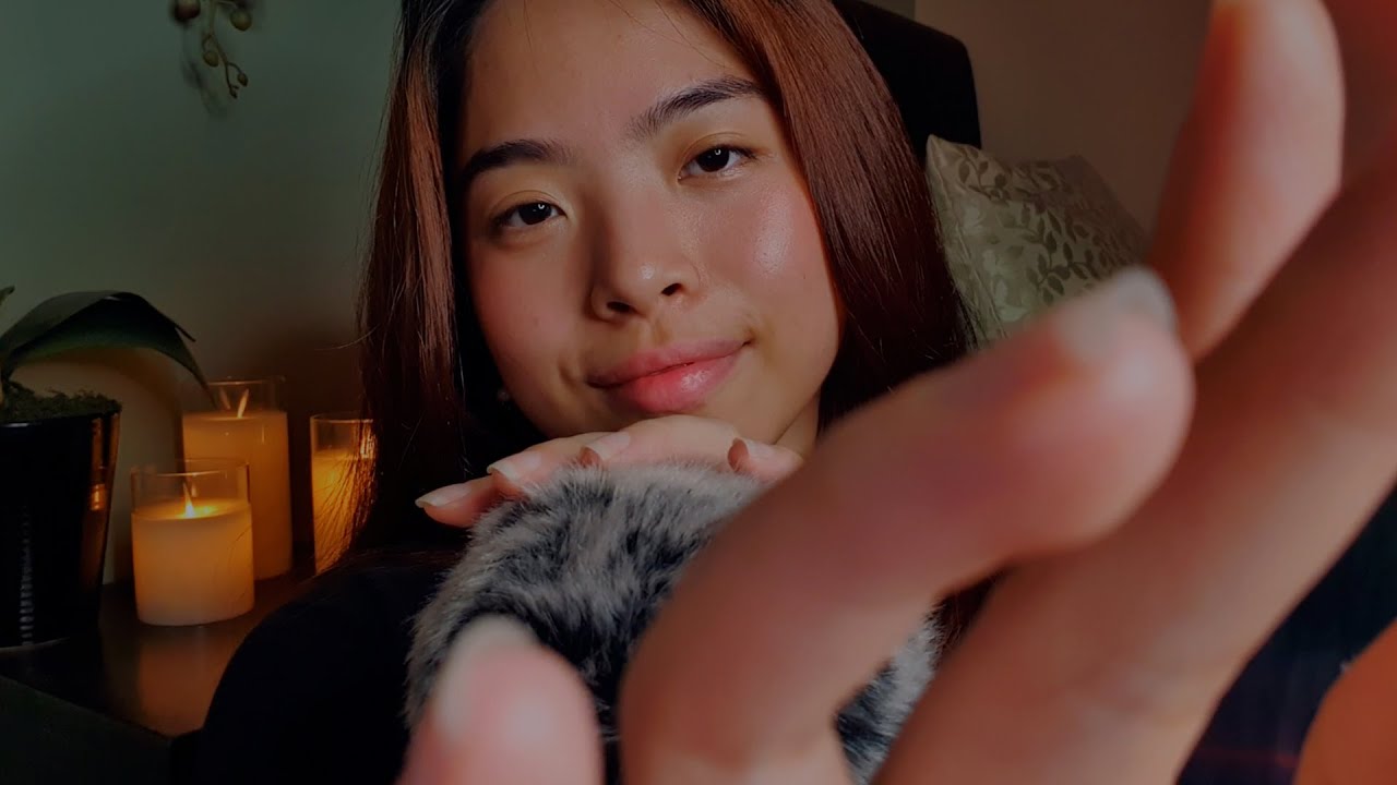 ASMR Slowly Sweeping My Hands Over You To Make You Sleepy 💤 with Fluffy ...