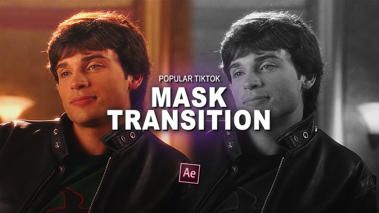 popular tiktok mask transition ; after effects - YouTube