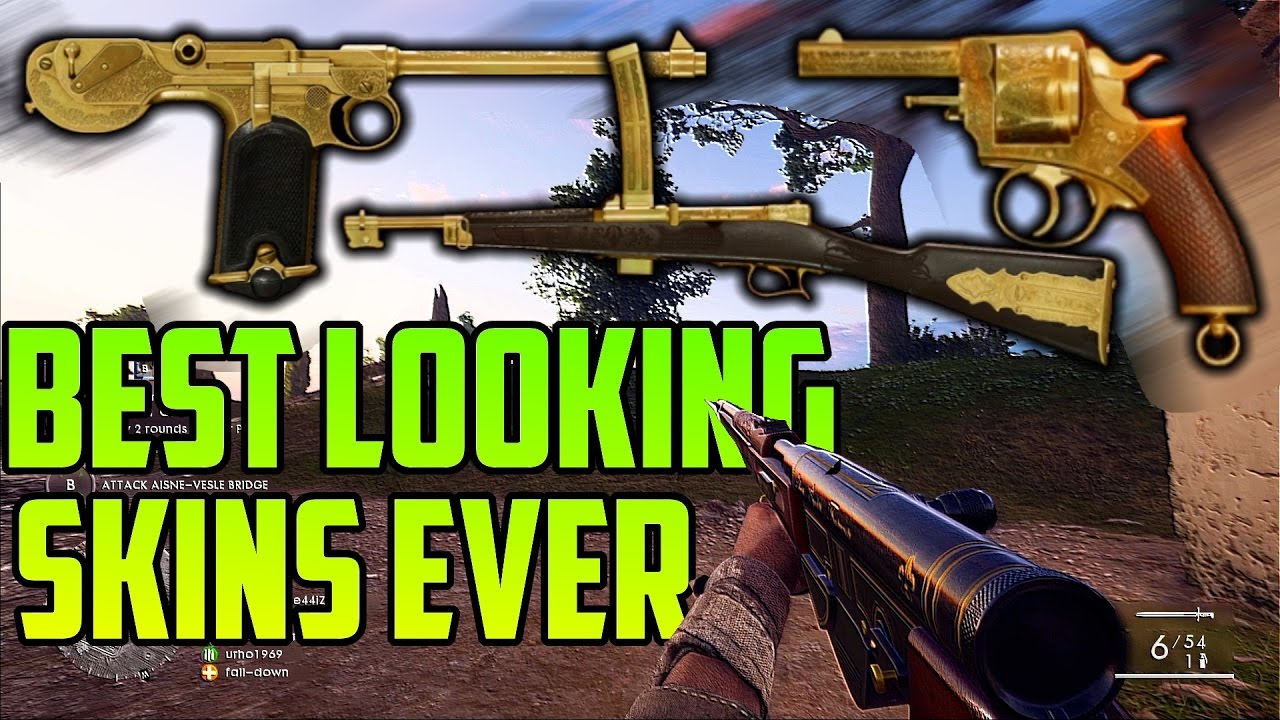 LEGENDARY SKINS EVERYWHERE! | Battlefield 1 - YouTube