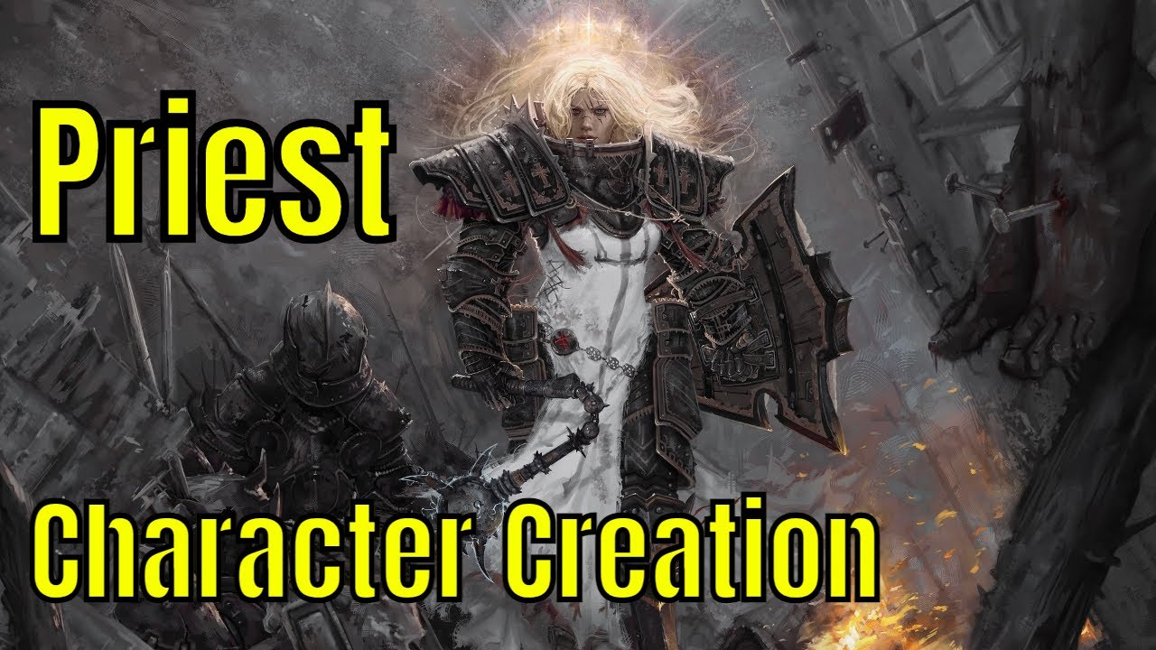 Priest Character Creation for Shadowdark RPG 🔴#4k LIVE - YouTube