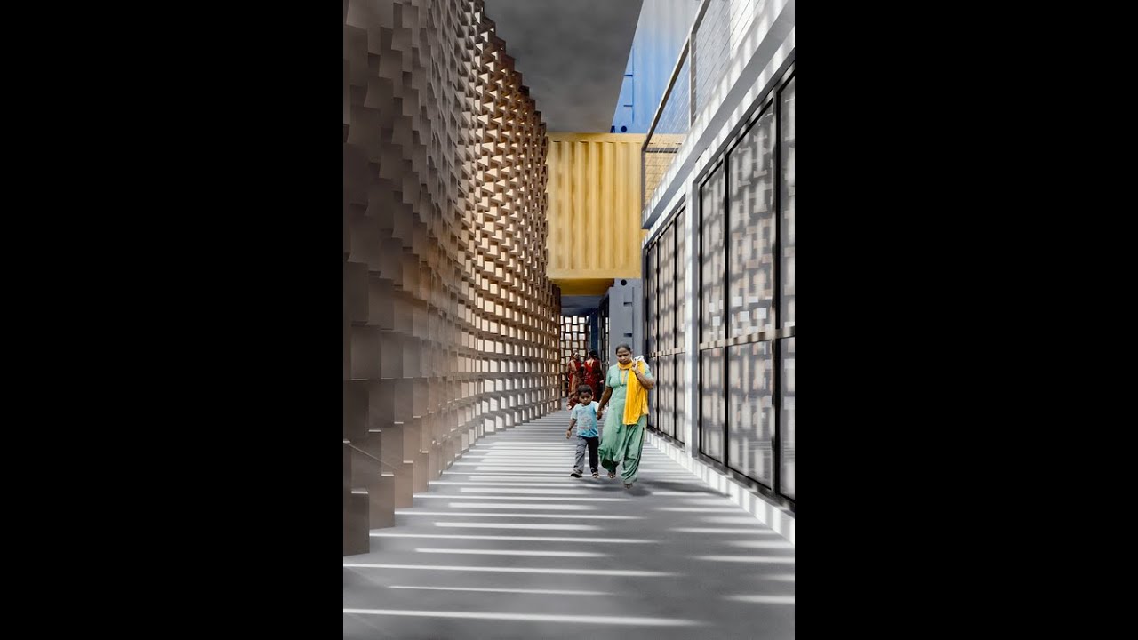 GA Designs Radical Shipping Container Skyscraper for Mumbai Slum - YouTube