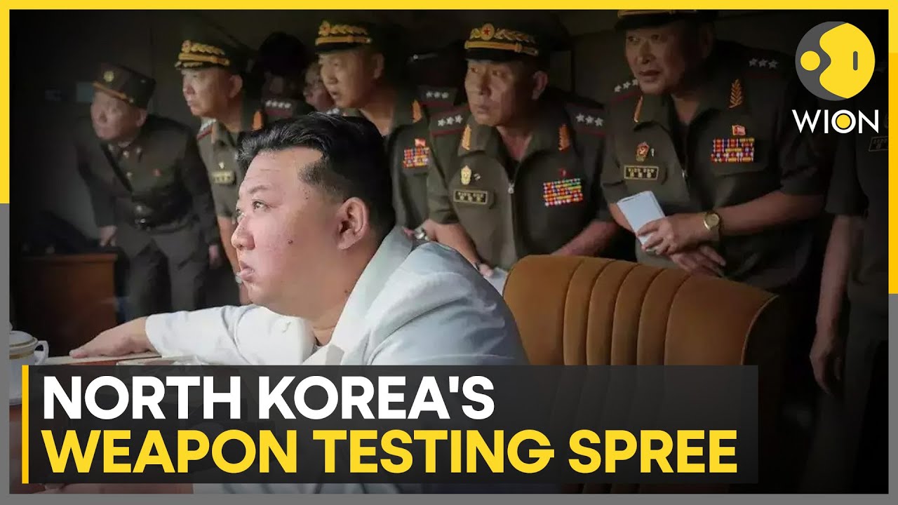 North Korea: Kim Jong Un oversees test firing of 240mm rocket launcher ...