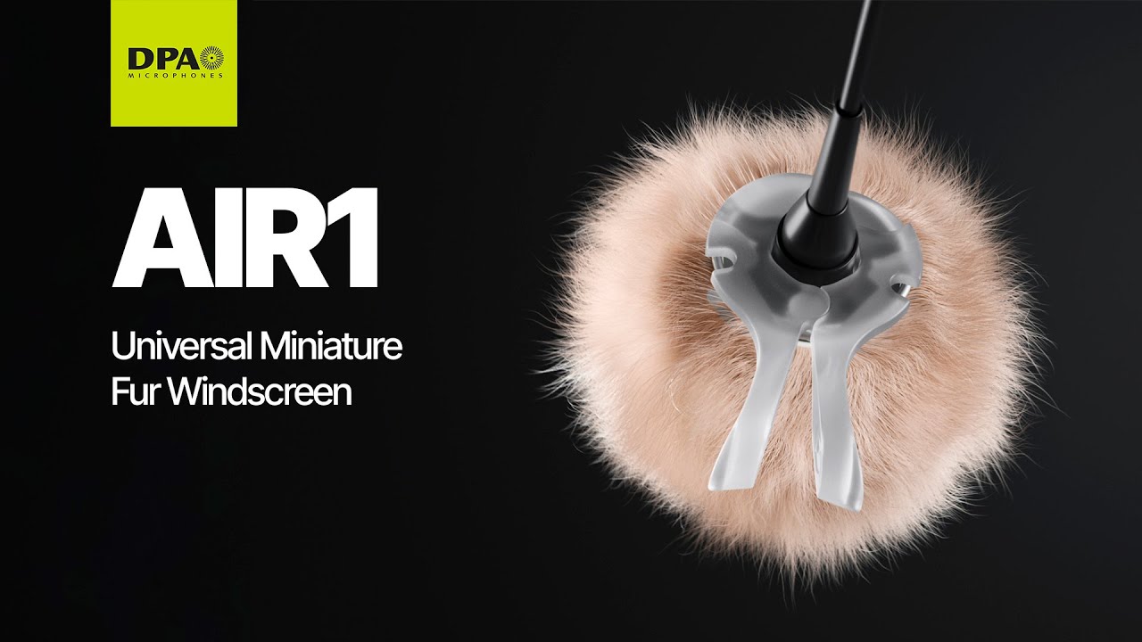 The unique construction of the AIR1 Universal Miniature Fur Windscreen ...