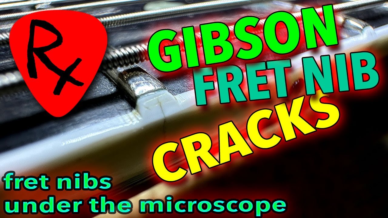 Fret Nib Cracks on a Gibson Howard Roberts Fusion - YouTube
