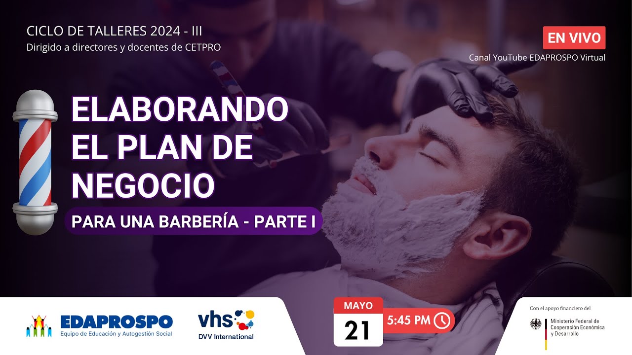 Taller: Elaborando el Plan de Negocio de una Barbería - Parte I - YouTube