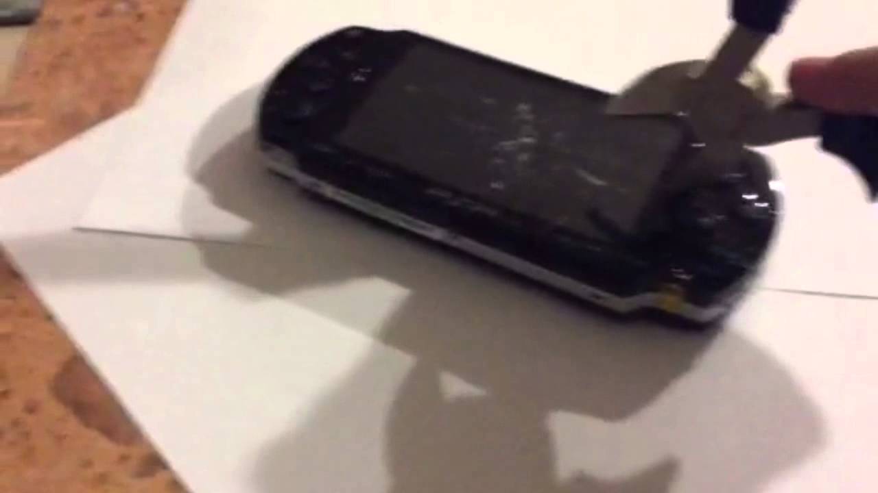 PSP Drop test!!!! - YouTube