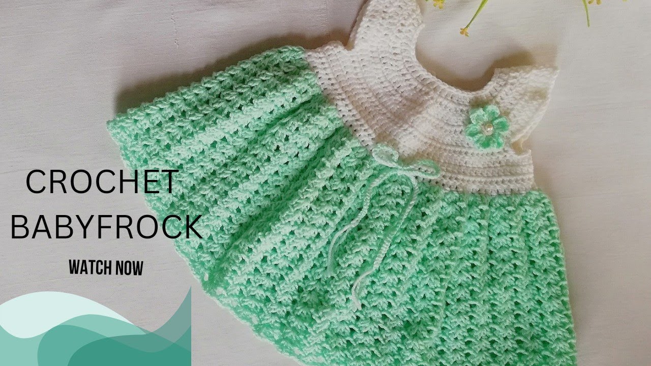 Easy Crochet Baby Dress | Crochet 6 Months Dress👗 | Crochet Baby Dress ...