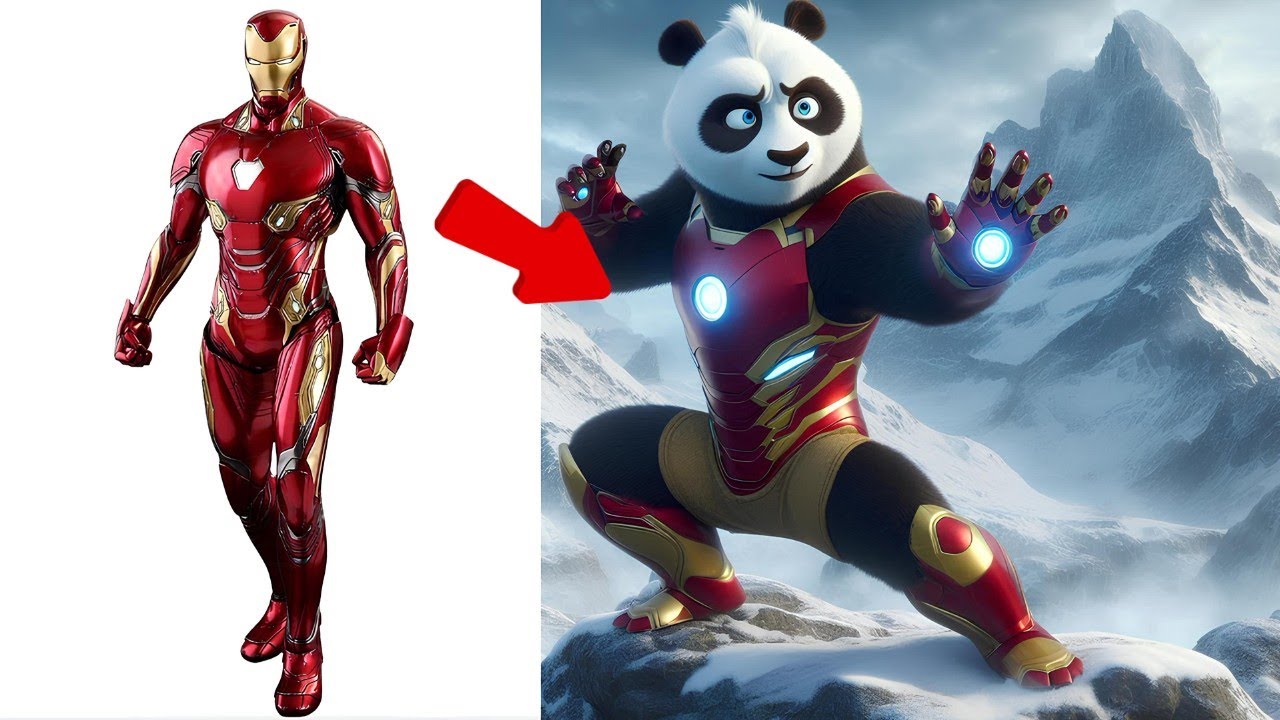 AVENGERS But KUNFU PANDA 🐼 VENGERS 🔥 All Characters 🔥(Marvel & DC) 2024 ...