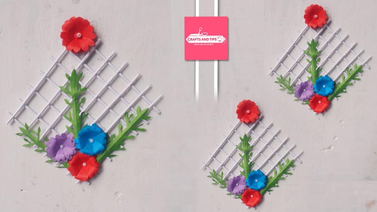 HOW TO MAKE NICE WALL HANGING HAND MADE CRAFT | CRAFTS AND TIPS - YouTube