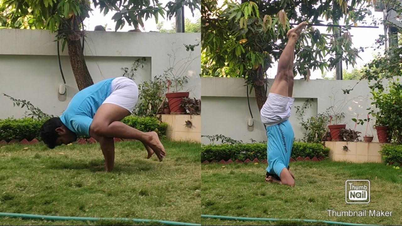 head stand || crow pose || yoga se hoga 👍 - YouTube