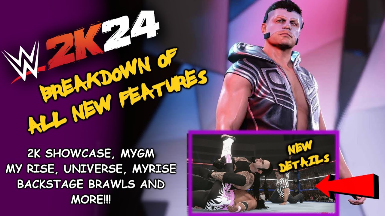 WWE 2K24 New Features BREAKDOWN!!! - YouTube