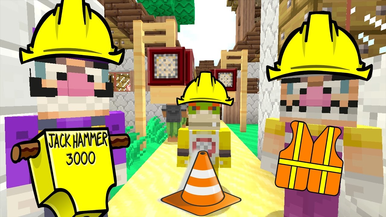 Minecraft Wii U - NEW Super Mario Adventures - DANGER: Village ...