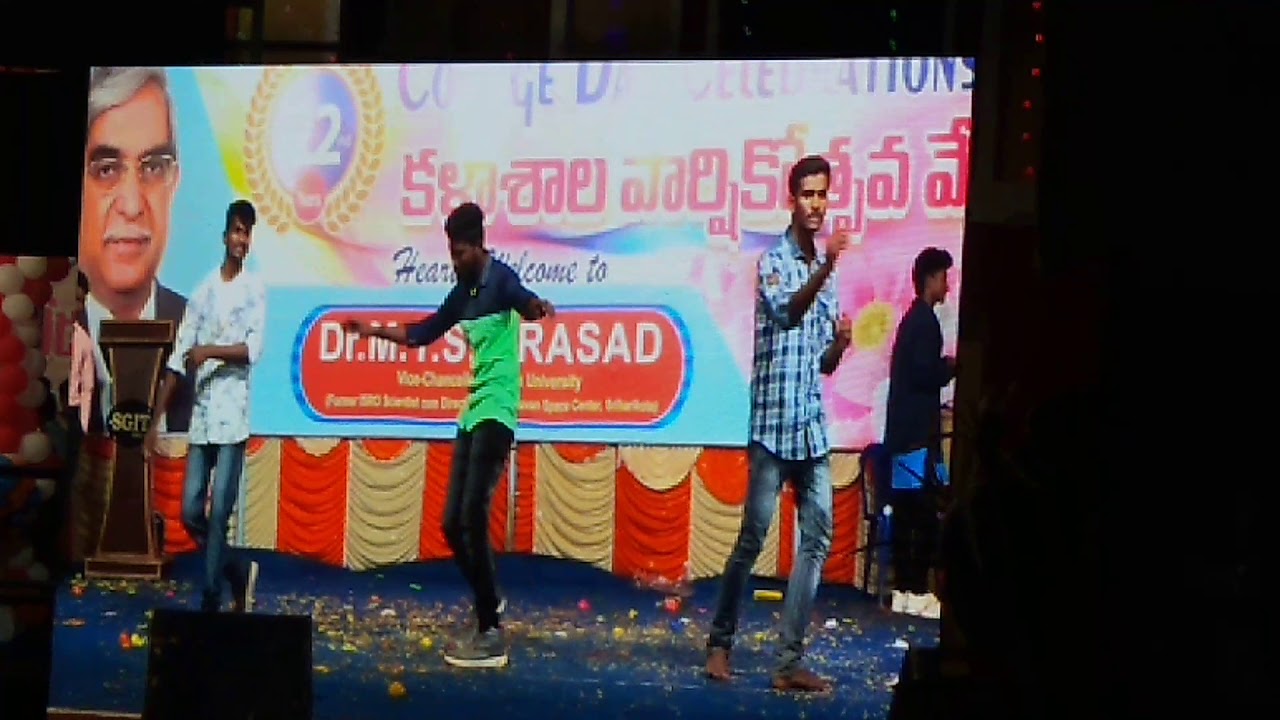 EMERGY 2K19-SGIT MARKAPUR dance performance coregraphy by ABHI - YouTube