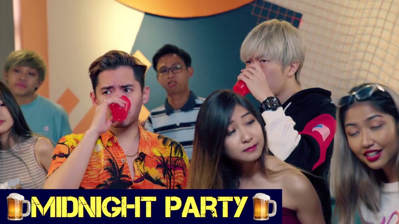 11 Types of People at a Midnight Party - YouTube