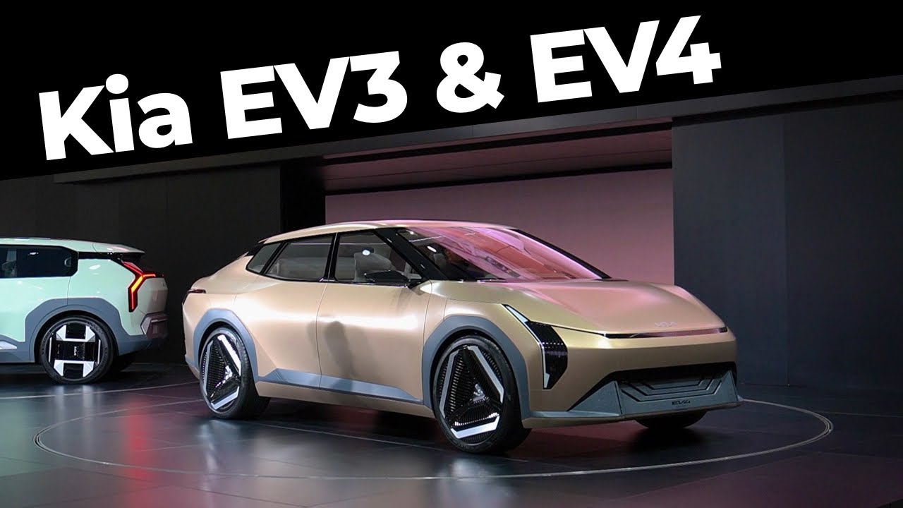 2023 LA 오토쇼 기아 EV3 & EV4 공개!! - YouTube