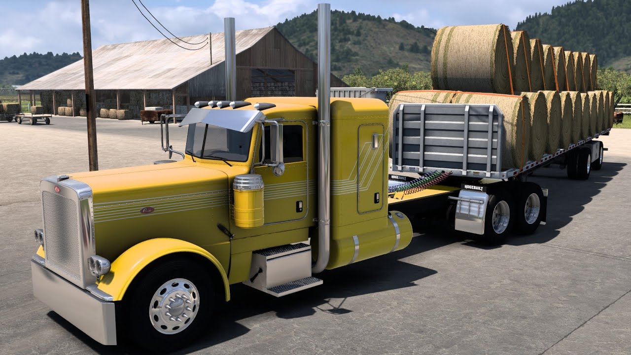 Custom Hay Hauler - (Big Turbo CAT Power) - Peterbilt 389 - American ...