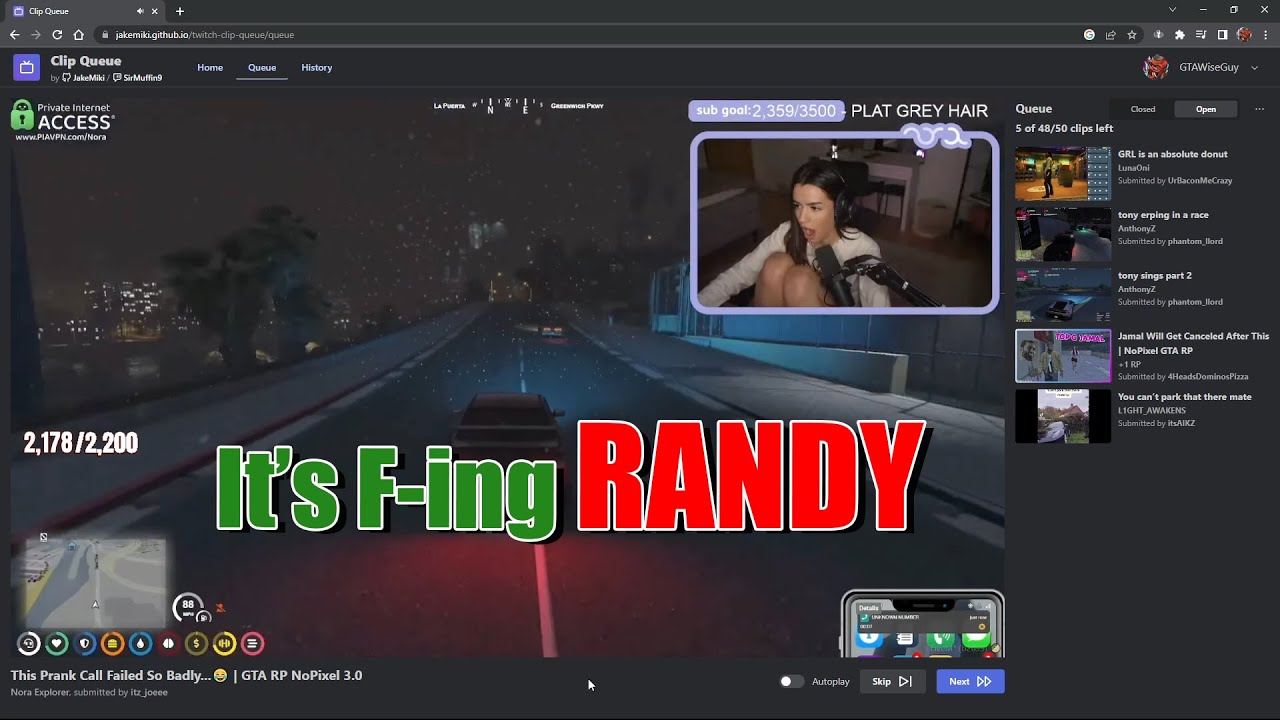 WISEGUY reacts to RANDY pranking NUNU as the Puppet Master | NoPixel RP ...