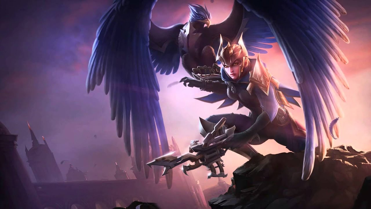 Quinn and Valor Login Screen - League of Legends - YouTube