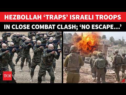 Israeli Troops ‘TRAPPED’ In Close Combat Clash With Hezbollah; Bint Jbeil Battle Explodes | Watch