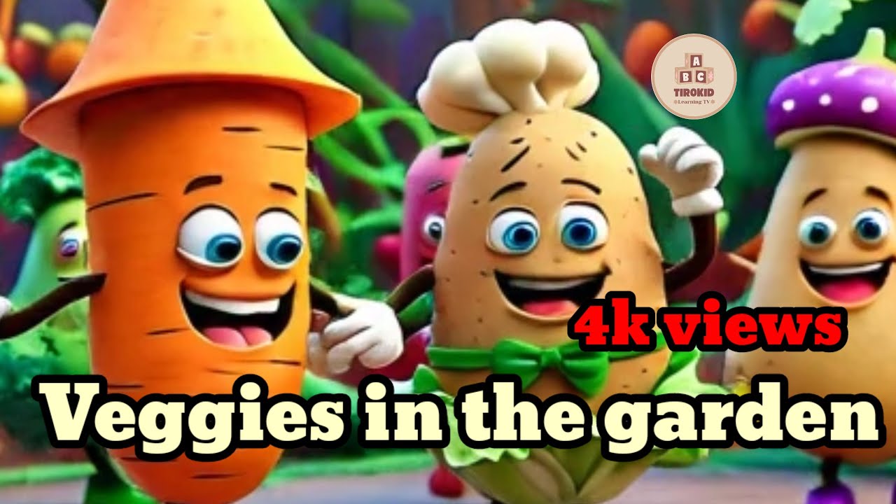 Veggie Dance | Eating Healthy with tirokid Learning| Nursery Rhymes ...