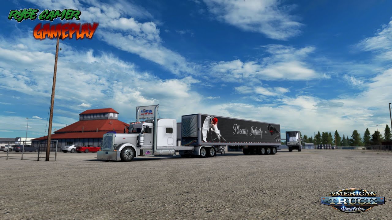 AMERICAN TRUCK SIMULATOR 1.44 GAMEPLAY-PETERBILT 389 ULTRA CAB SLEEPER ...
