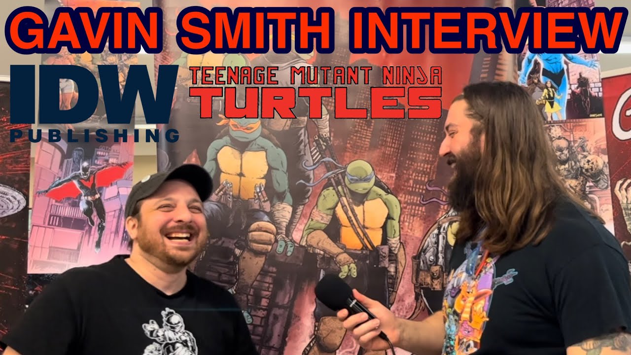 Muncie Comic-Con 2023 Interview With IDW TMNT Artist Gavin Smith - YouTube