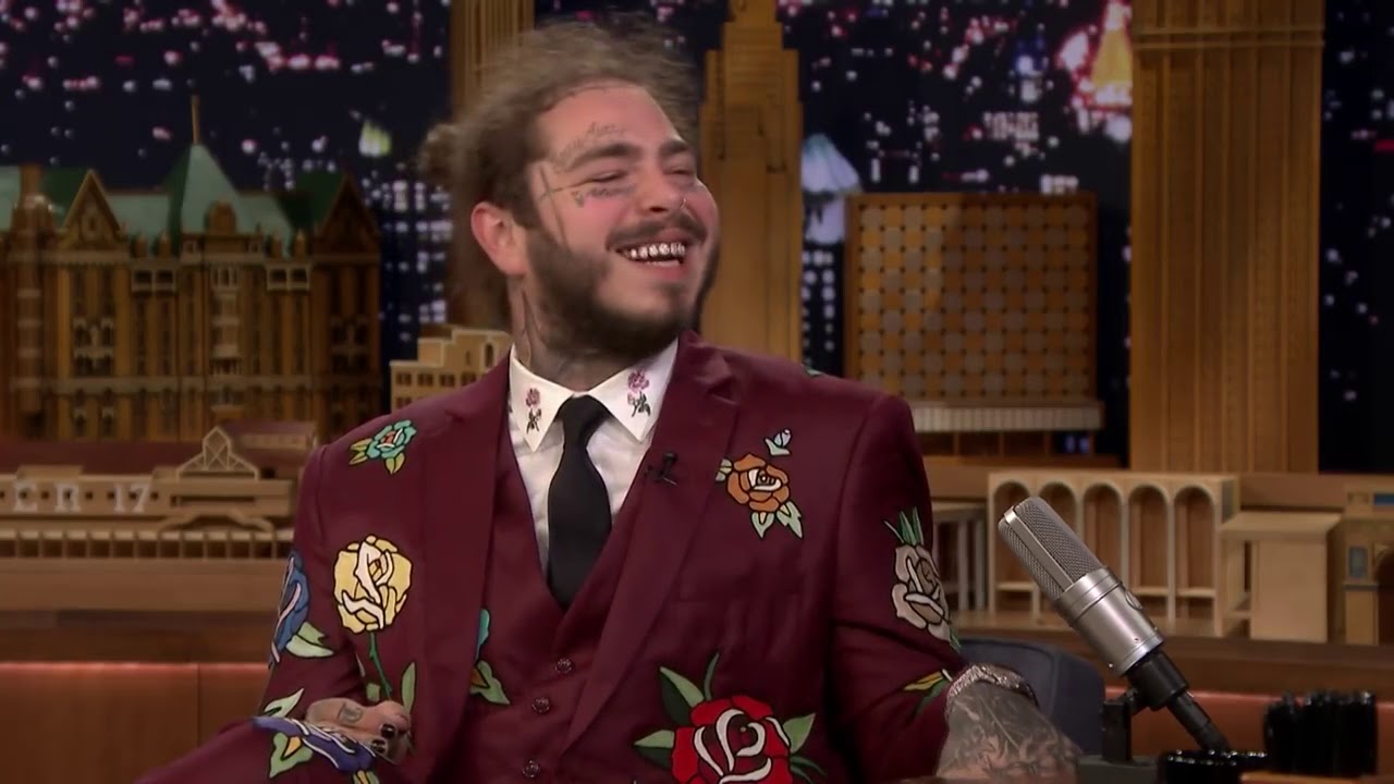 JIMMY FALLON GETS TO HEAR POST MALONE'S NEWEST SONG! - YouTube
