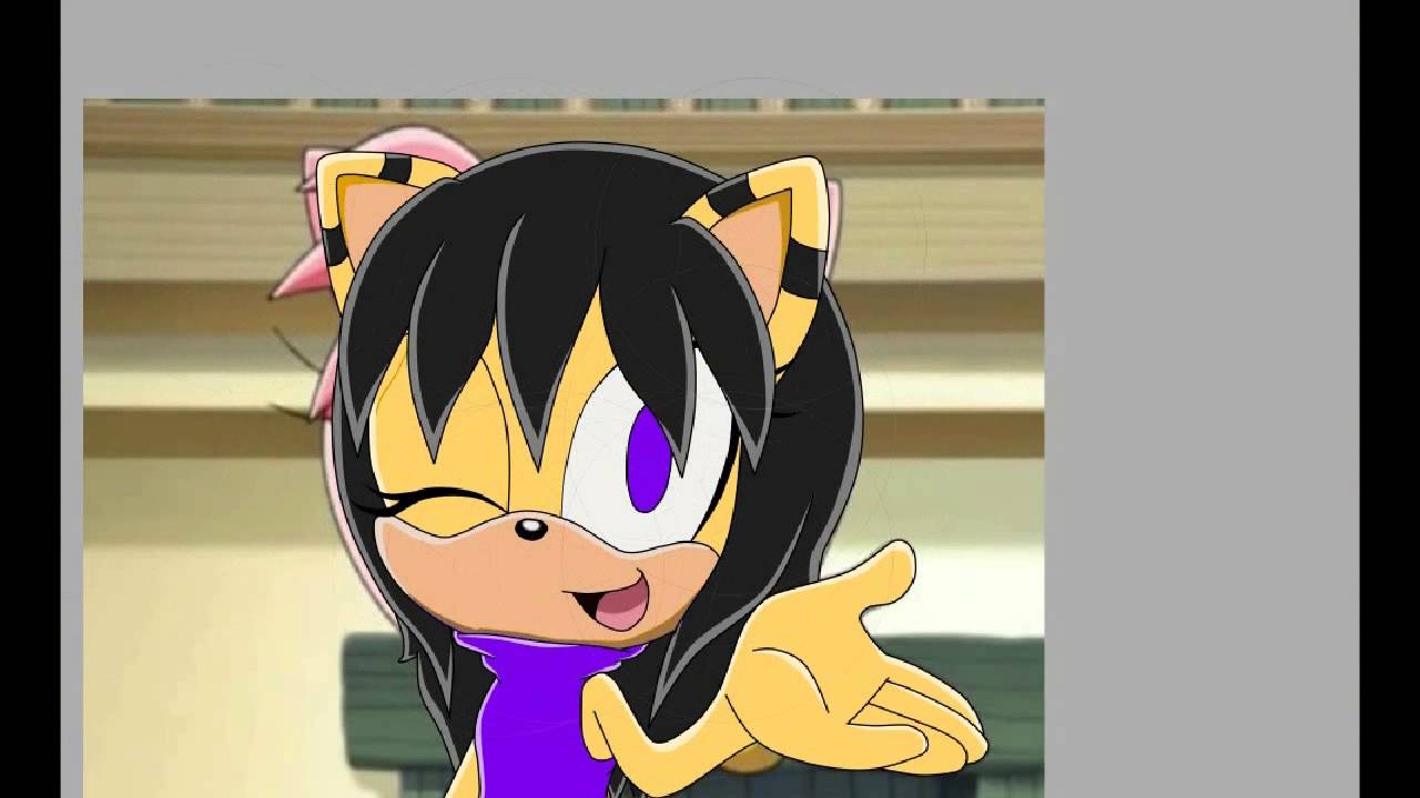 Recoloring Amy Rose to Cake the Racoon - YouTube