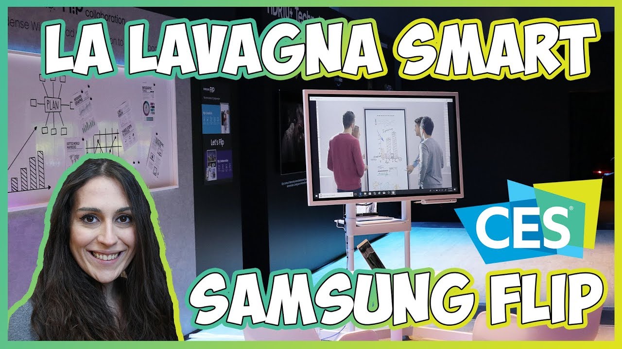 Samsung Flip: la lavagna smart di Samsung | CES 2018 - YouTube