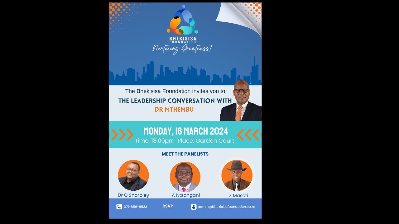 The Leadership Conversation with Dr Mthembu - YouTube