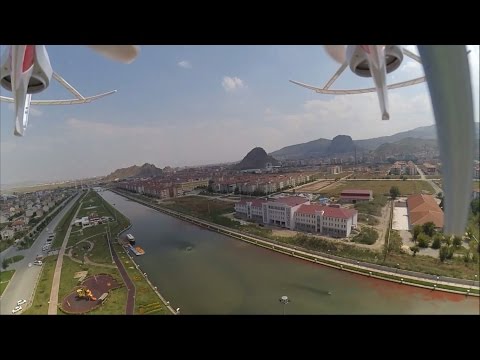 Akarçay Afyonkarahisar - Hava çekimi - JJRC H16 YiZhan X6 with Xiaomi YI